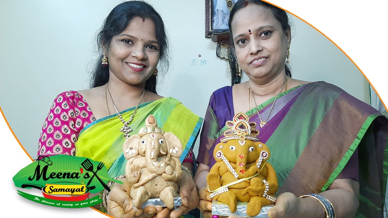 Make your own eco-friendly Ganesha | Turmeric Ganesha | Dry Fruit ...