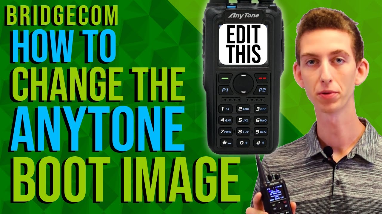 How to Change the AnyTone Boot Image - YouTube