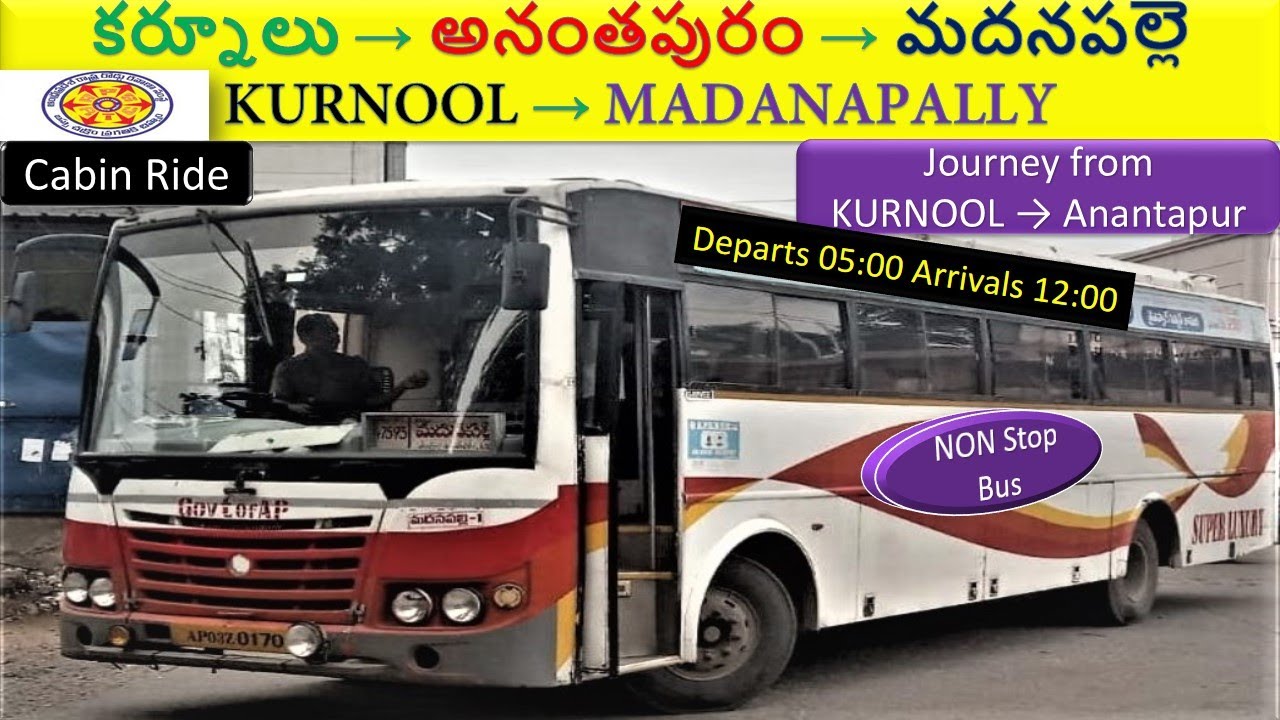 Kurnool To Madanapalle APSRTC SUPER LUXURY Bus Kurnool To kurnool-to-madanapalle-apsrtc-super-luxury-bus-kurnool-to
