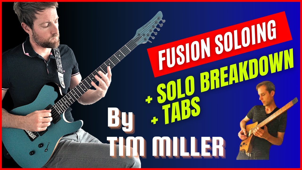 COVER#16: FUSION SOLO by TIM MILLER [Guitar/Drums only] - YouTube