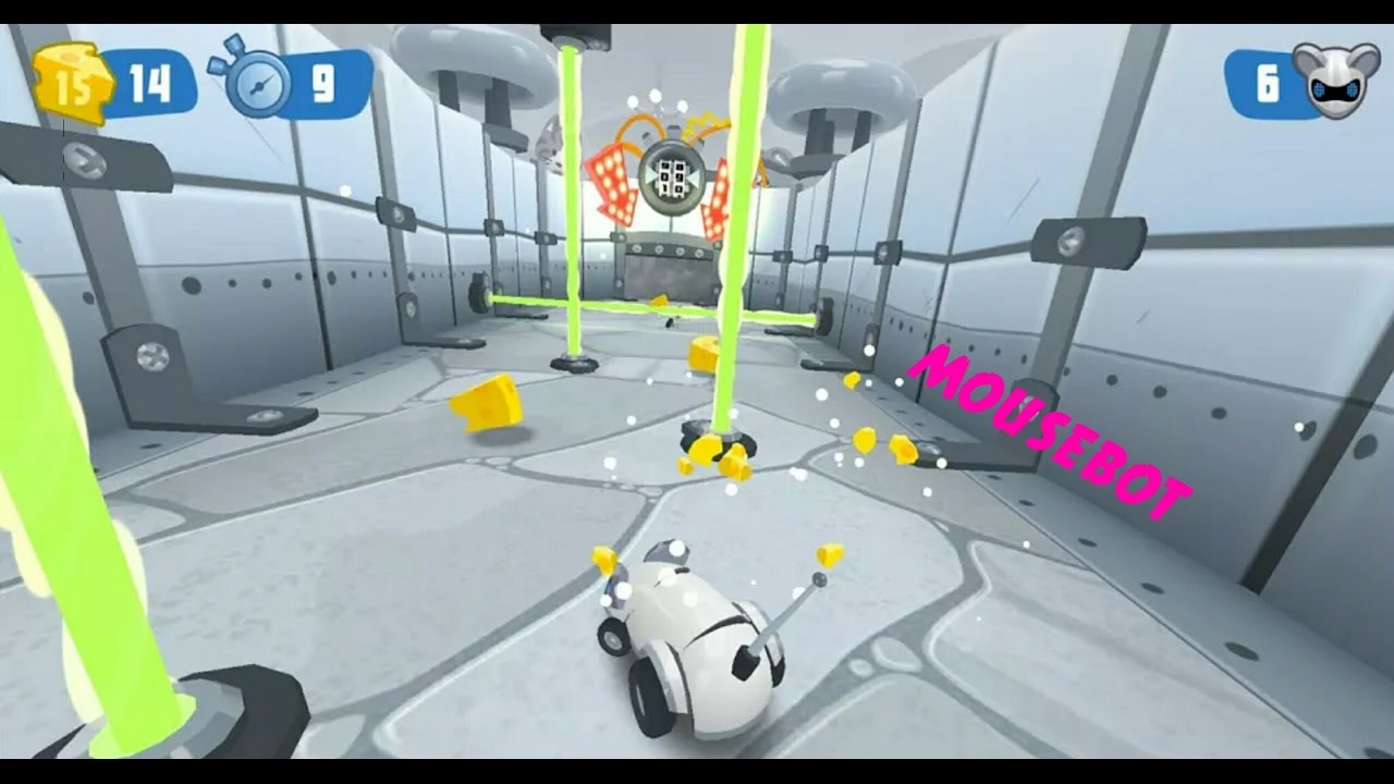 MouseBot - racing/maze game - first play video game review! - YouTube