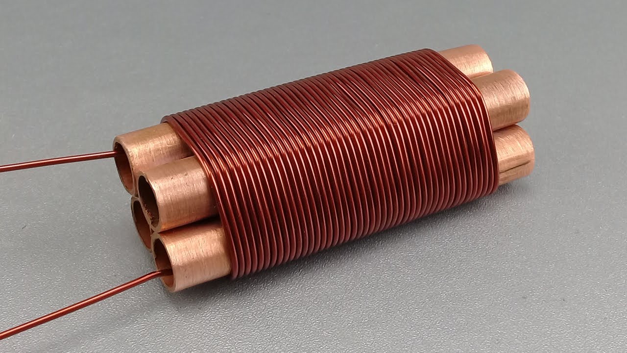 Free Energy Generator With Copper Pipe Use Copper Wire - YouTube