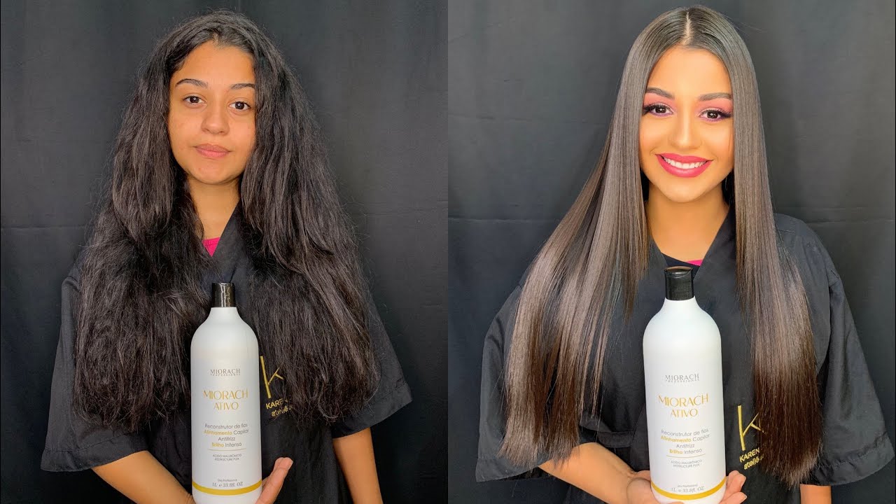 COMO DEIXAR QUALQUER CABELO LISO PERFEITO COM PROGRESSIVA SEM FORMOL ...