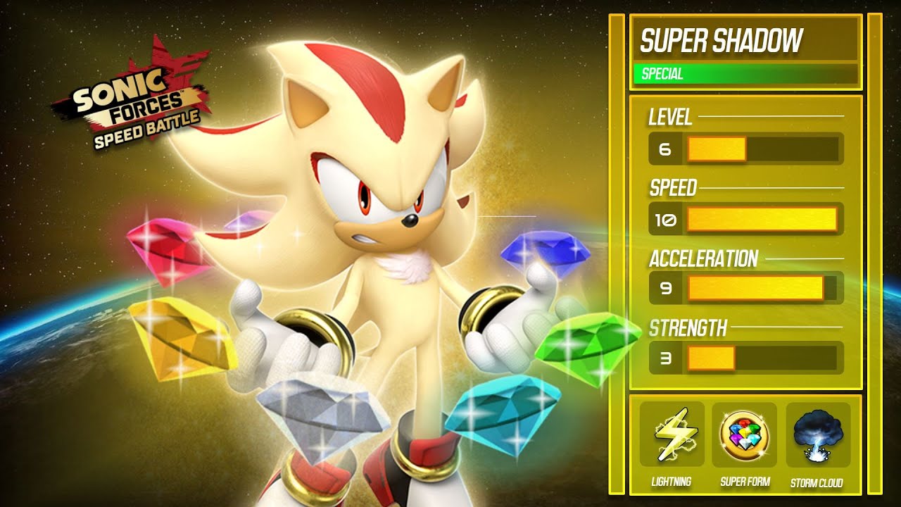 Super Shadow | Sonic Forces : Speed Battle - YouTube