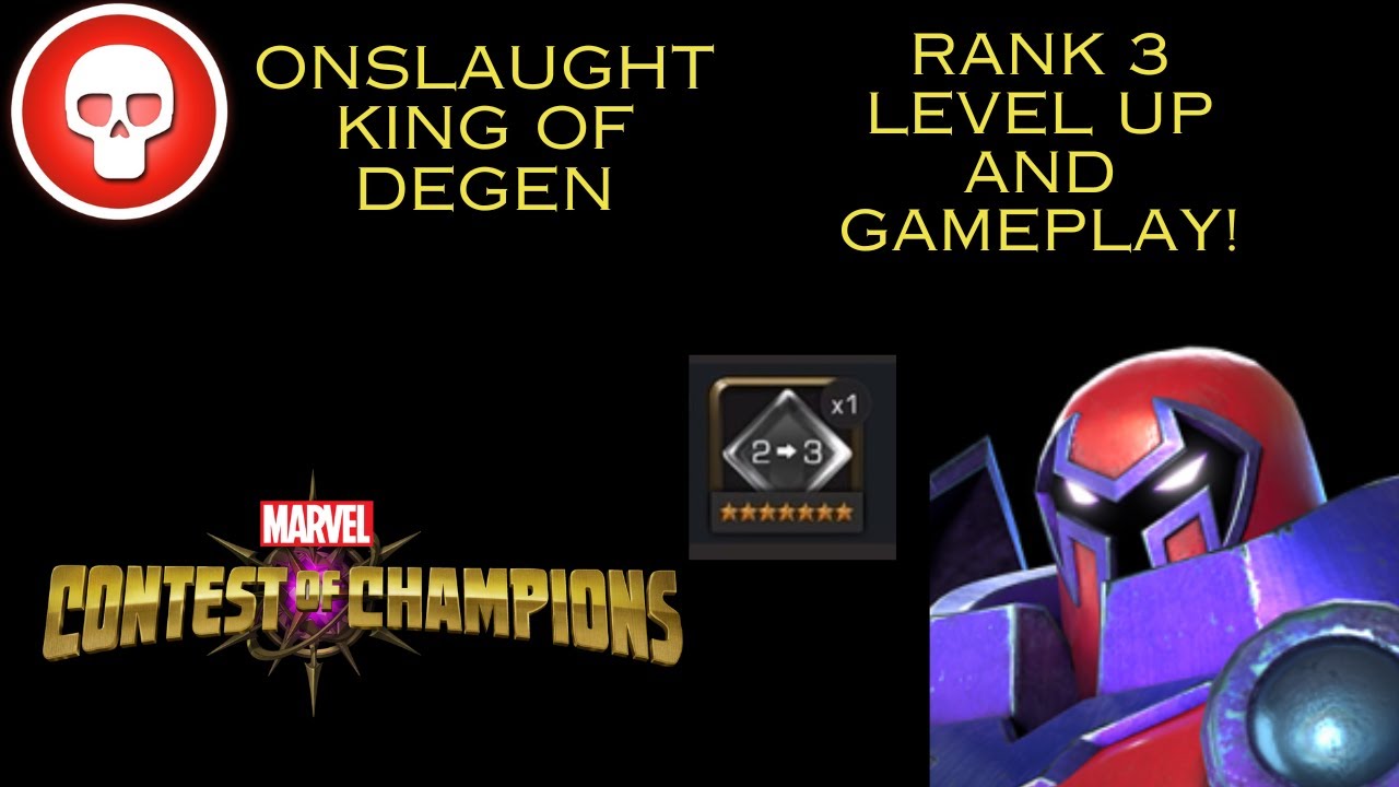 BEST 7 STAR IN MARVEL CONTEST OF CHAMPIONS ONSLAUGHT RANK 3 GAMEPLAY! # ...