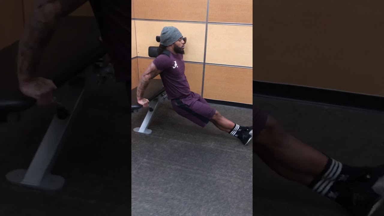 Bench or stair tricep dip - YouTube