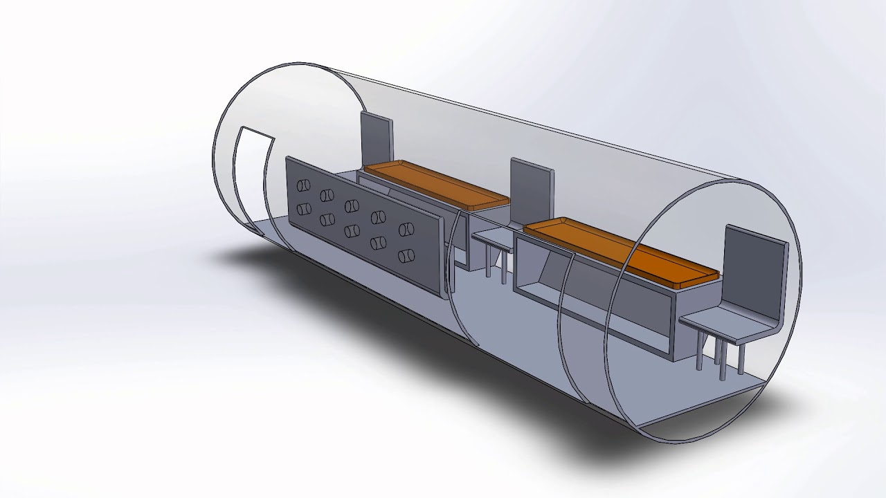Aircraft Interior Animation - YouTube