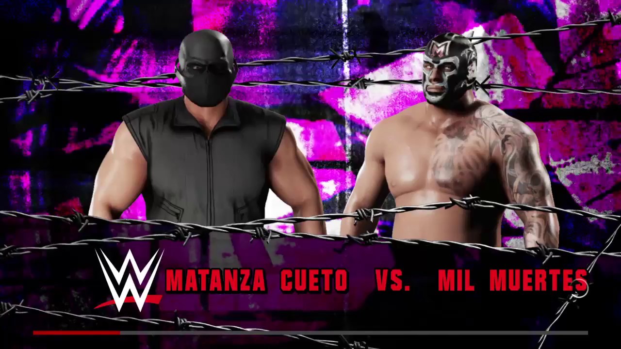 WWE 2K18 : Matanza Cueto vs Mil Muertes - YouTube