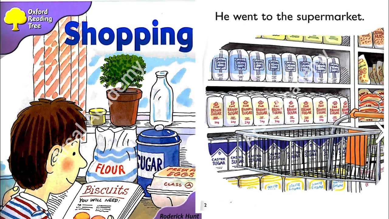 Shopping by Oxford Reading Tree level 1 | Read Aloud Story Books - YouTube