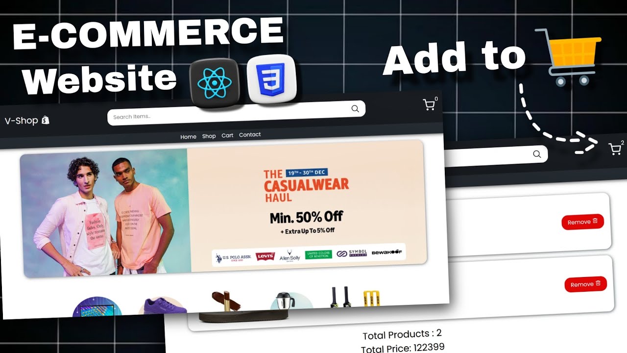 Build & Deploy E-Commerce Website Using REACT JS 🚀 | #5 React Projects ...