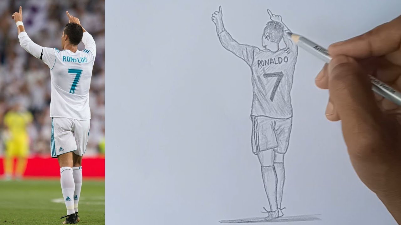Ronaldo Drawing Guide for Beginners: Full Body Tutorial - YouTube