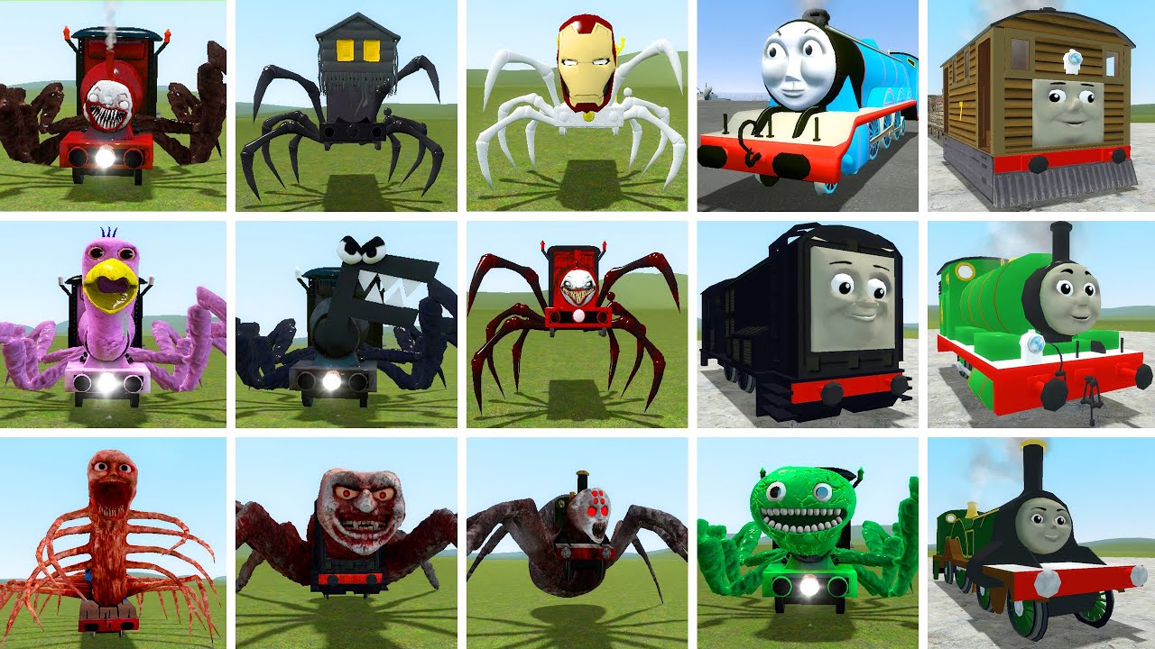 ALL MONSTER THOMAS THE TRAIN VS CHOO CHOO CHARLES, HOUSE CHARLES, IRON ...