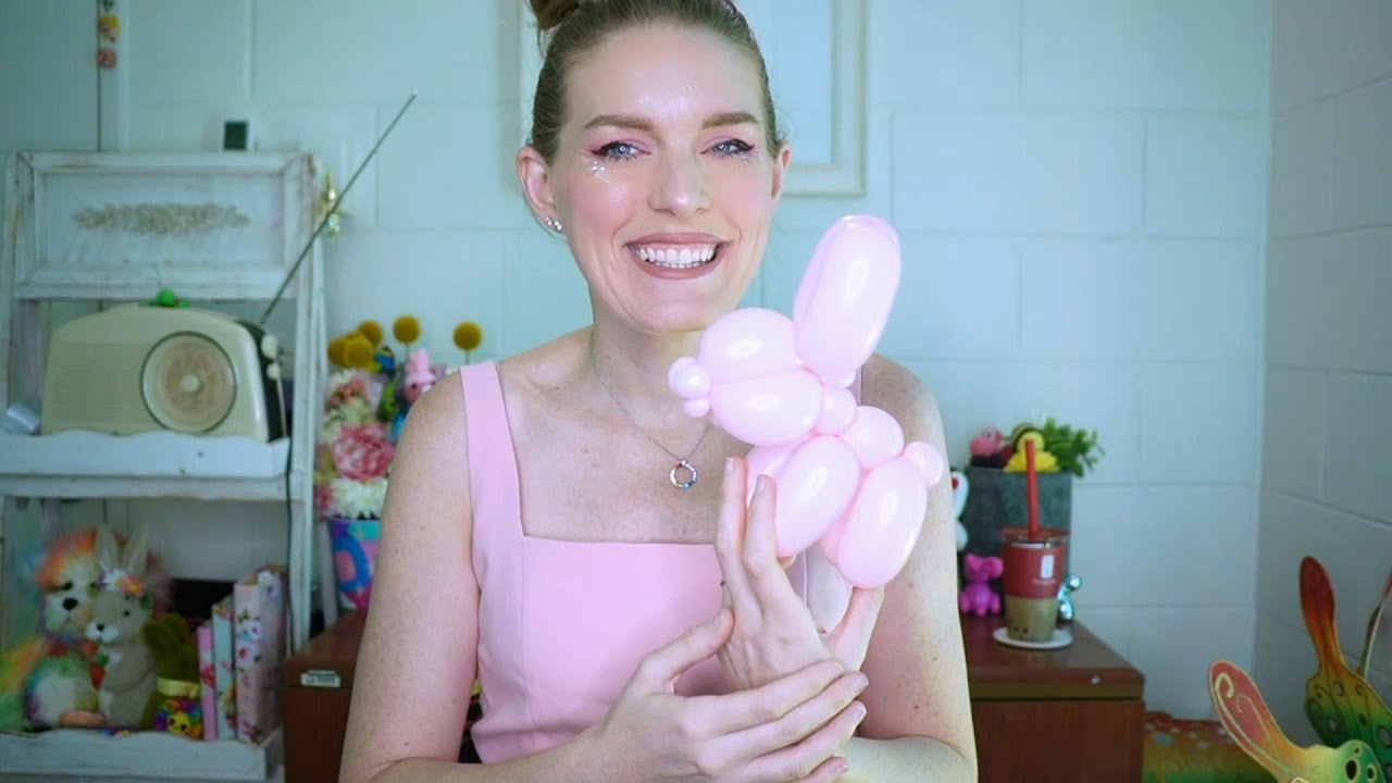 Cute and quick - 1 balloon bunny rabbit // A Balloon Twisting Tutorial ...
