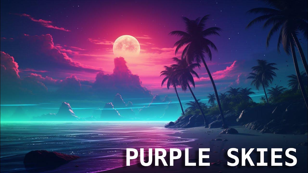 Synthwave // Retrowave - "Purple Skies" - YouTube
