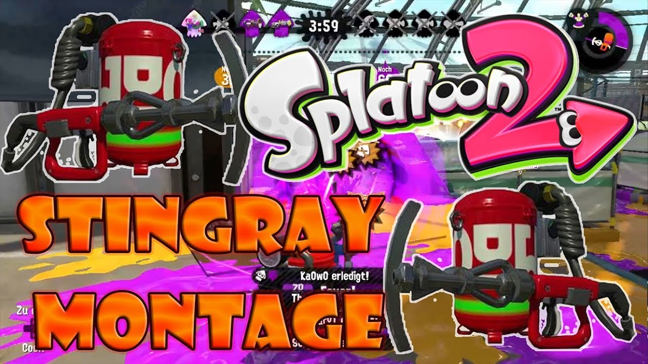 Splatoon 2 STINGRAY MONTAGE - YouTube