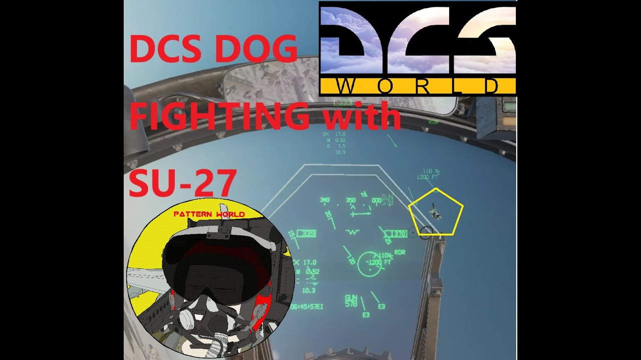 DCS DOG FIGHTING 밋밋한 SU- 27과의 독파 Easy dog fighting with SU-27|dog fight|dcs world - YouTube