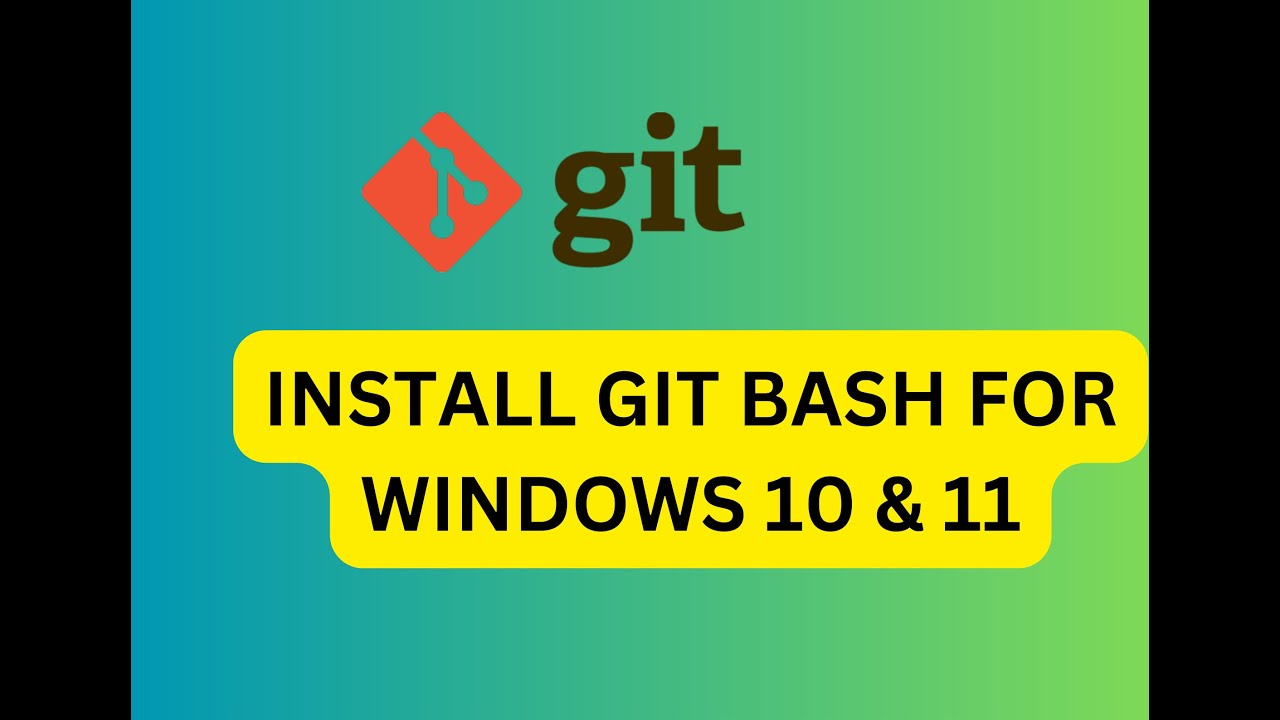 How To Install Git Bash Simple And Short Guide Youtube