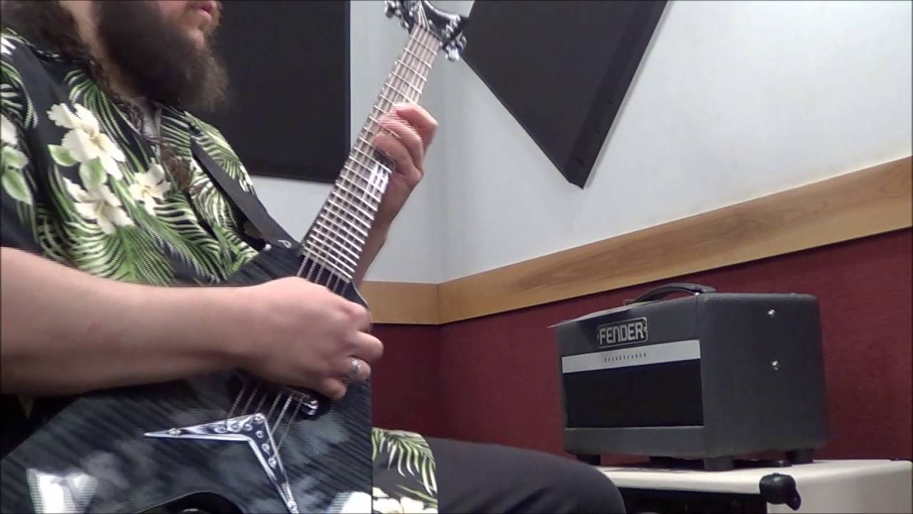 DEAN Karl Sanders Signature FLYING V (Quick Test) - MVW 2016 - YouTube