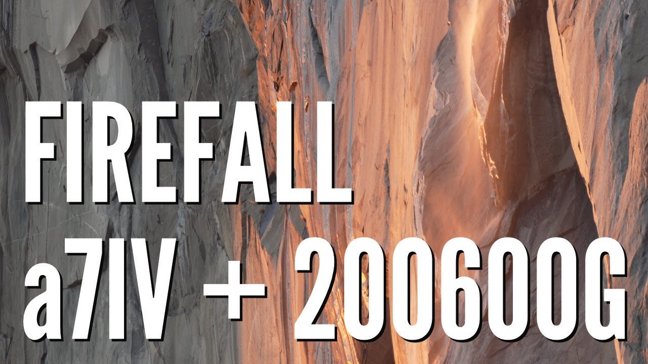 Yosemite Firefall, Waterfall and Full Moon 2022 Close Up 4k Footage ...