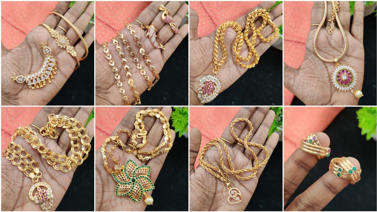 Impon Simple dollar chains Collection with price 7010071148 WhatsApp ...