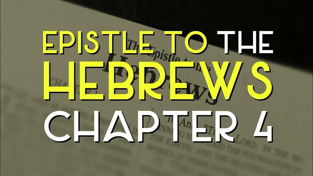 Hebrews 4 KJV - Epistle to the Hebrews - Chapter 4 - KJV21 Bible - YouTube