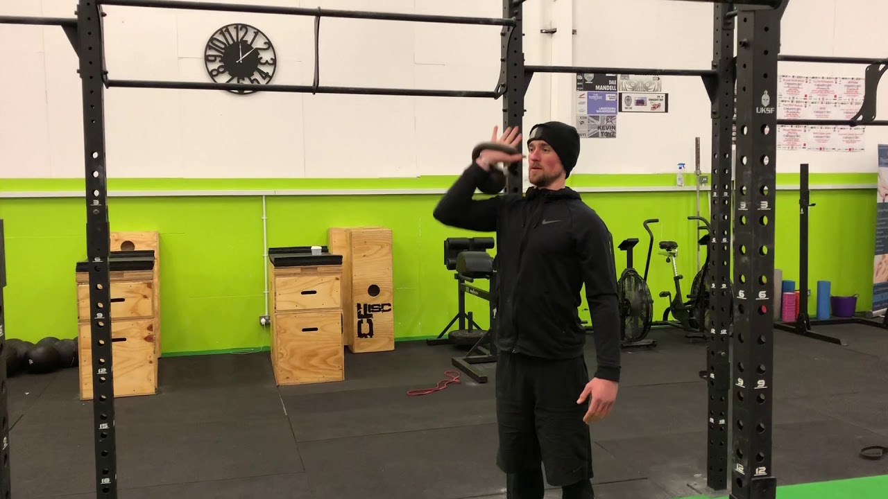Single Arm KB Press - YouTube
