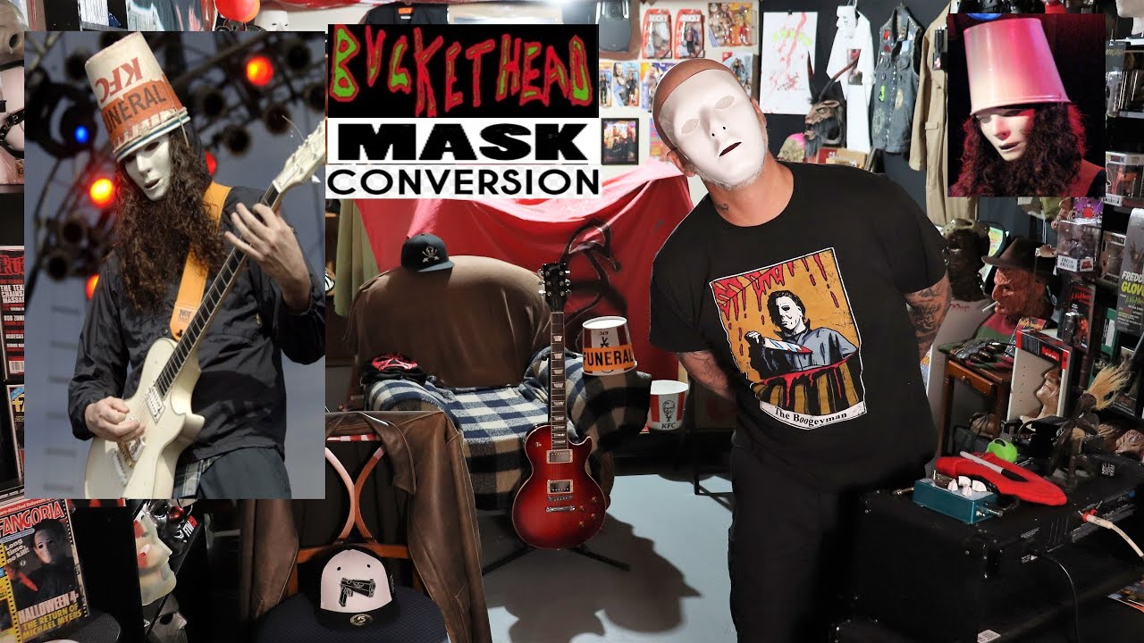 BUCKETHEAD MASK CONVERSION - YouTube