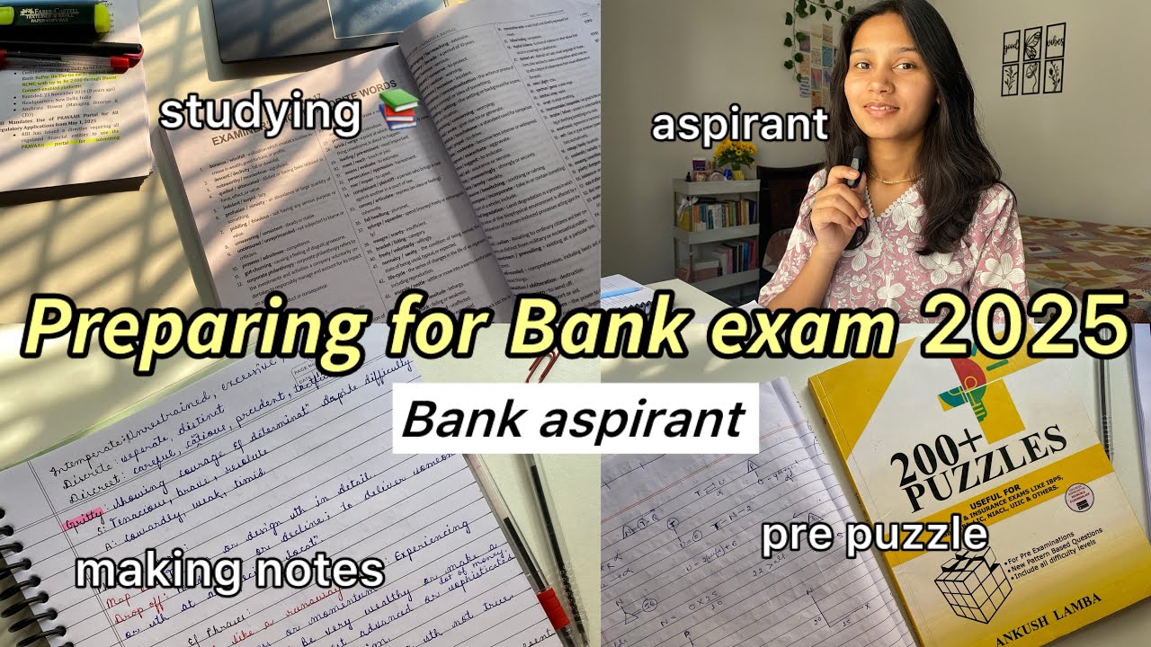 Bank exam preparation 📚🎀Productive day in my life 🌼~productivity #sbi # ...