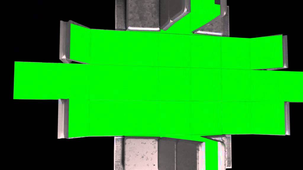 Green Screen robot animation - YouTube