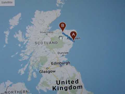 Distance between cities UK - YouTube
