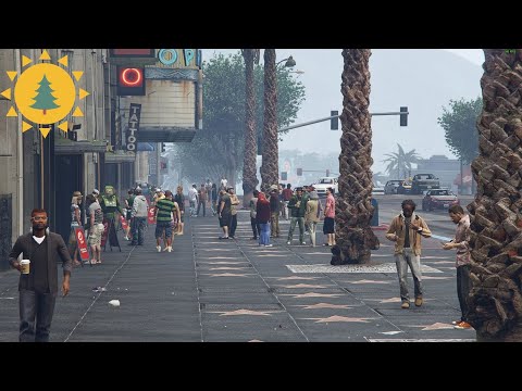 GTA 5 NPCs Riot | Massive NPC Battle & NPC Fight | Los Santos Madness