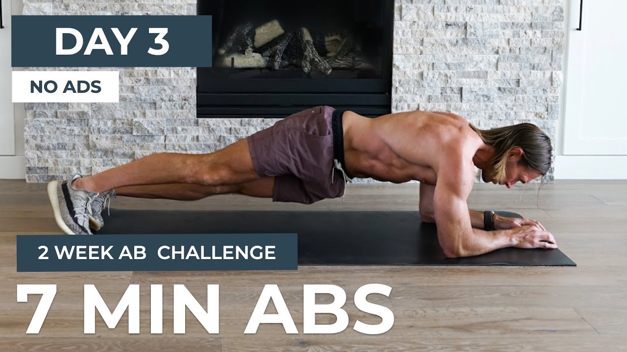 Day 3: 7 MINUTE AB WORKOUT! // Shredded: 2 Week Ab Challenge // No Ads ...