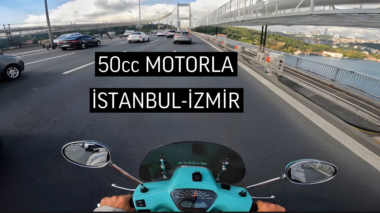 50cc Motorla İSTANBUL-İZMİR Part 1 / Tekirdağ - YouTube