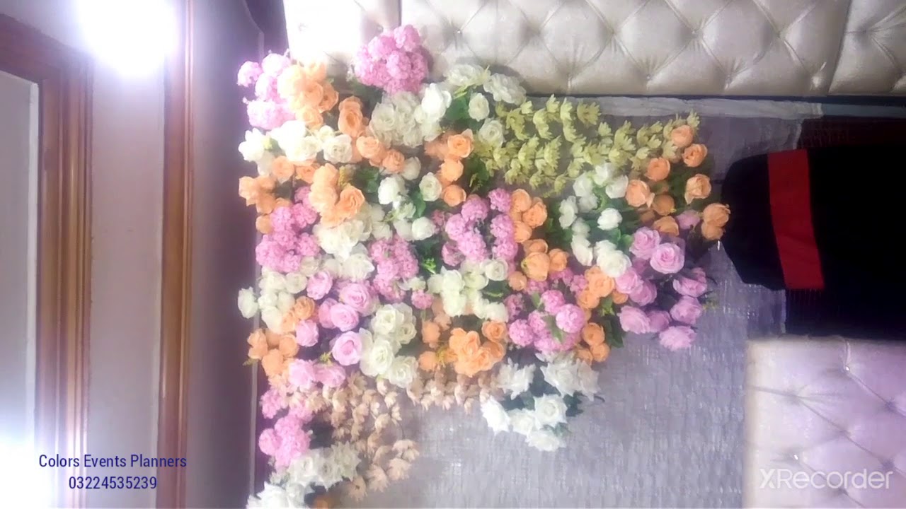 Beautiful wedding setup decorations by Colors Events Planners - YouTube