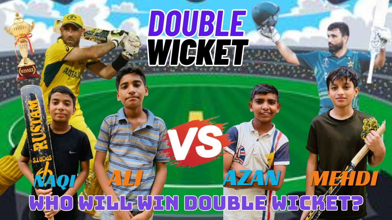 Ali Naqi vs Mehdi Azan | Double Wicket | Kn Jeeta Double Wicket? - YouTube