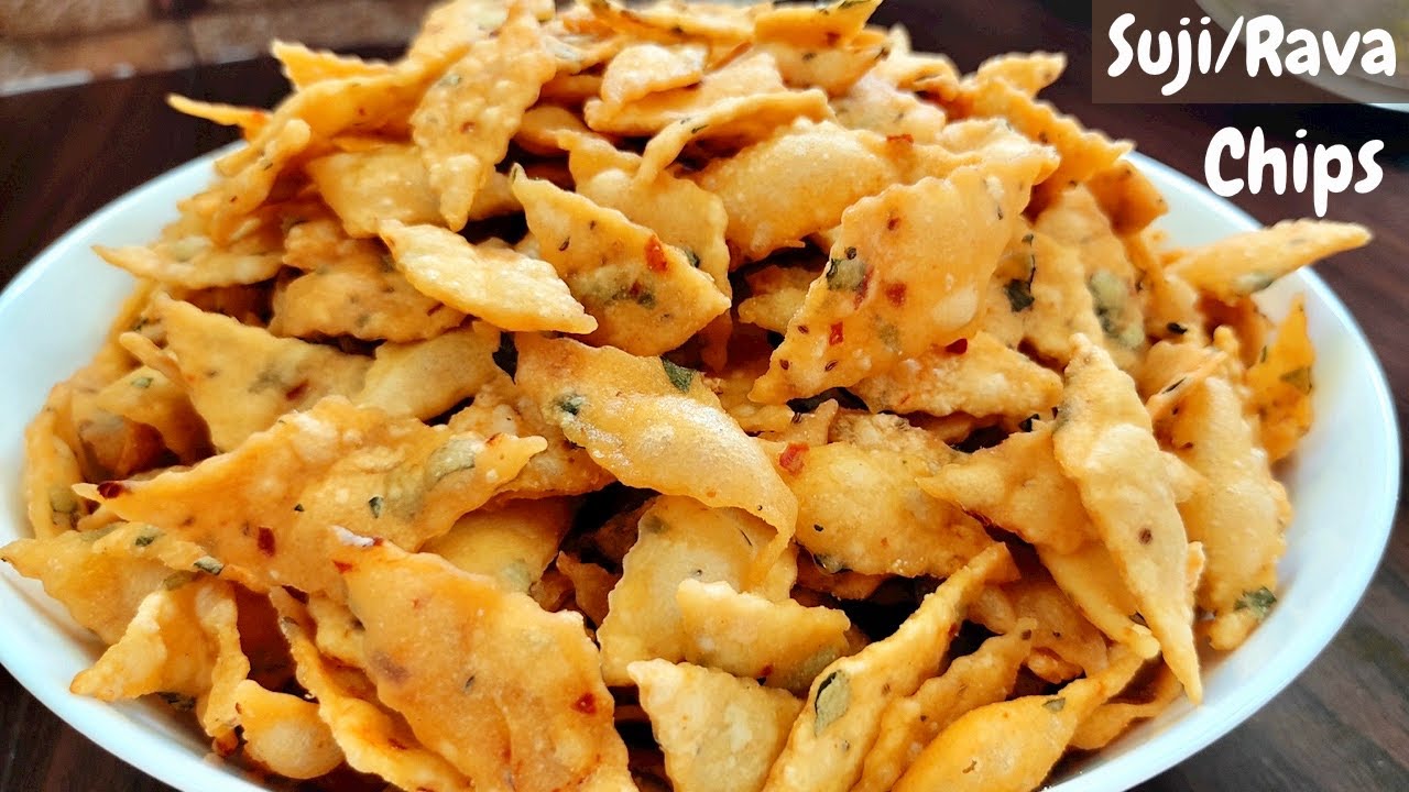రవ్వతో ఎంతోఈజీగా చిప్స్ ఇలాచేసుకోండి కరకరలాడుతూ చాలారుచిగా ఉంటాయి|Rava ...