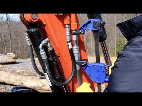Easiest way to connect Hydraulic Quick Couplers - YouTube