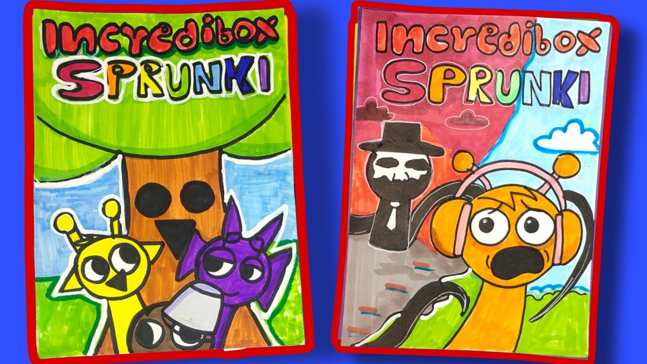 Making INCREDIBOX SPRUNKI HORROR VERSION Game Book😱🎧( +Scary Simon ...