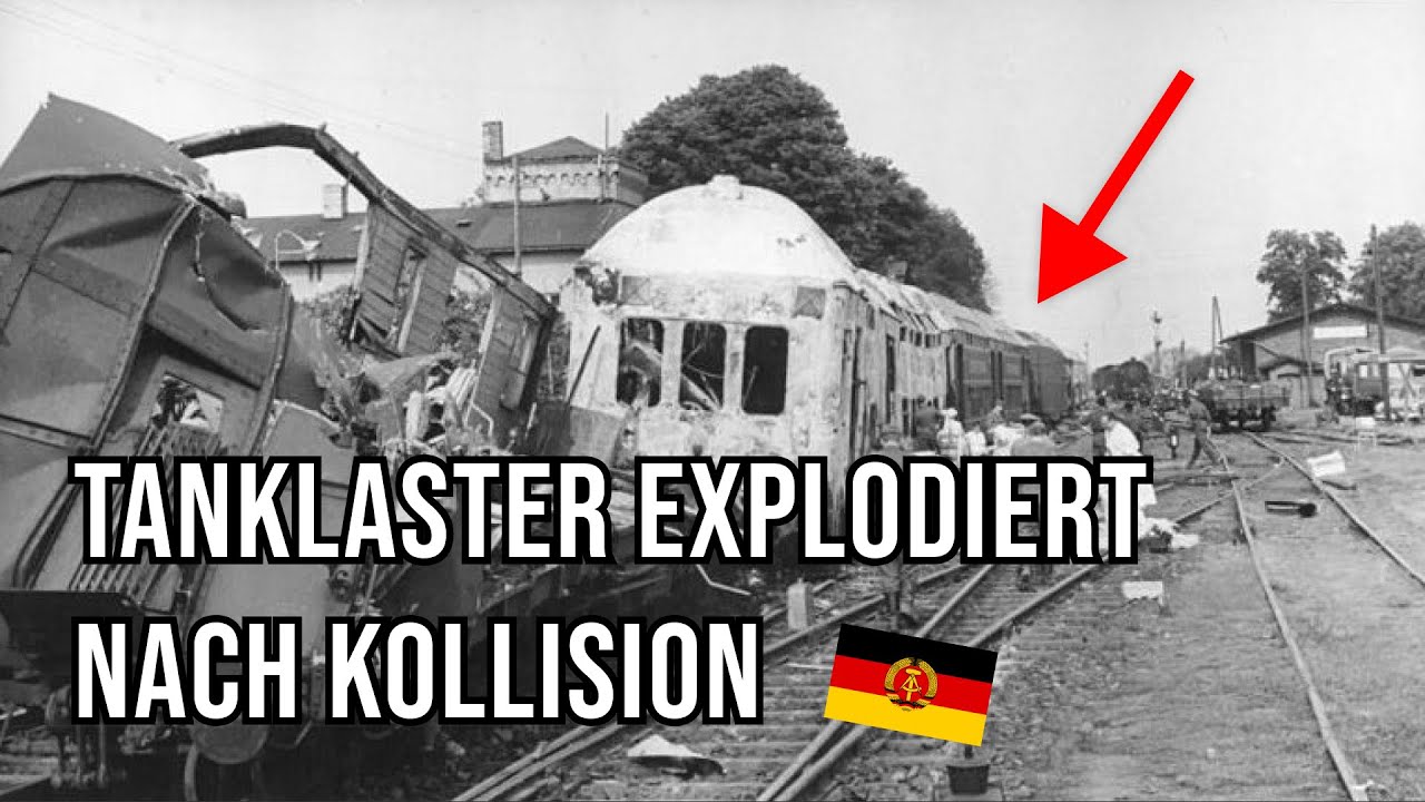 Das schwerste Zugunglück der DDR ⸱ Eisenbahnunfall von Langenweddingen ...