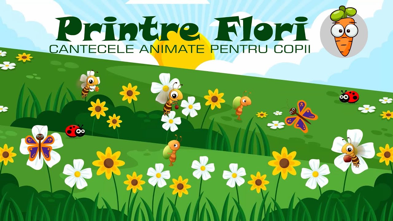 Printre Flori | Cantece pentru Copii | Desene Animate - YouTube