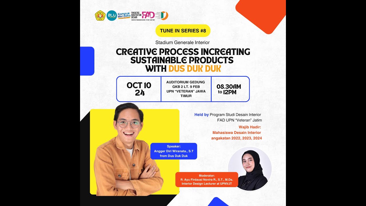 TUNE IN #8 Creative Process Increating Sustainable Produsts With Dus ...