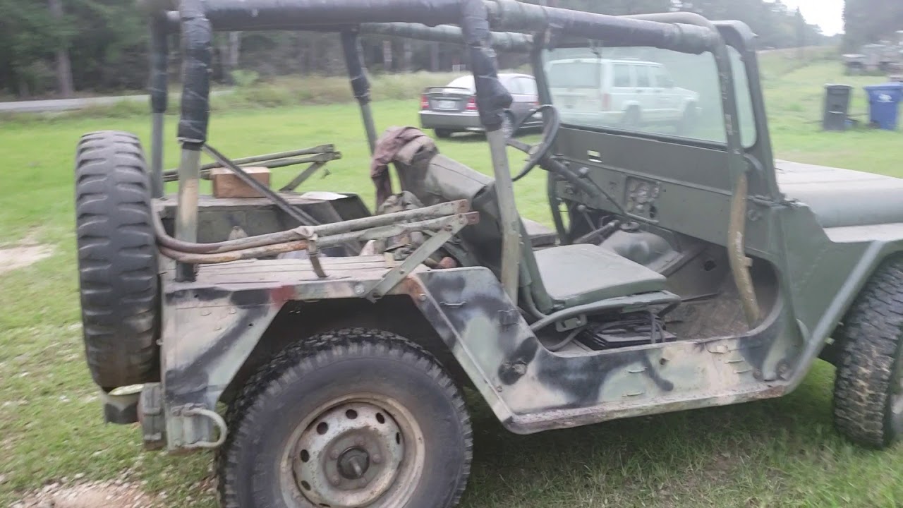 M151A2 lives again! First run in two years! - YouTube