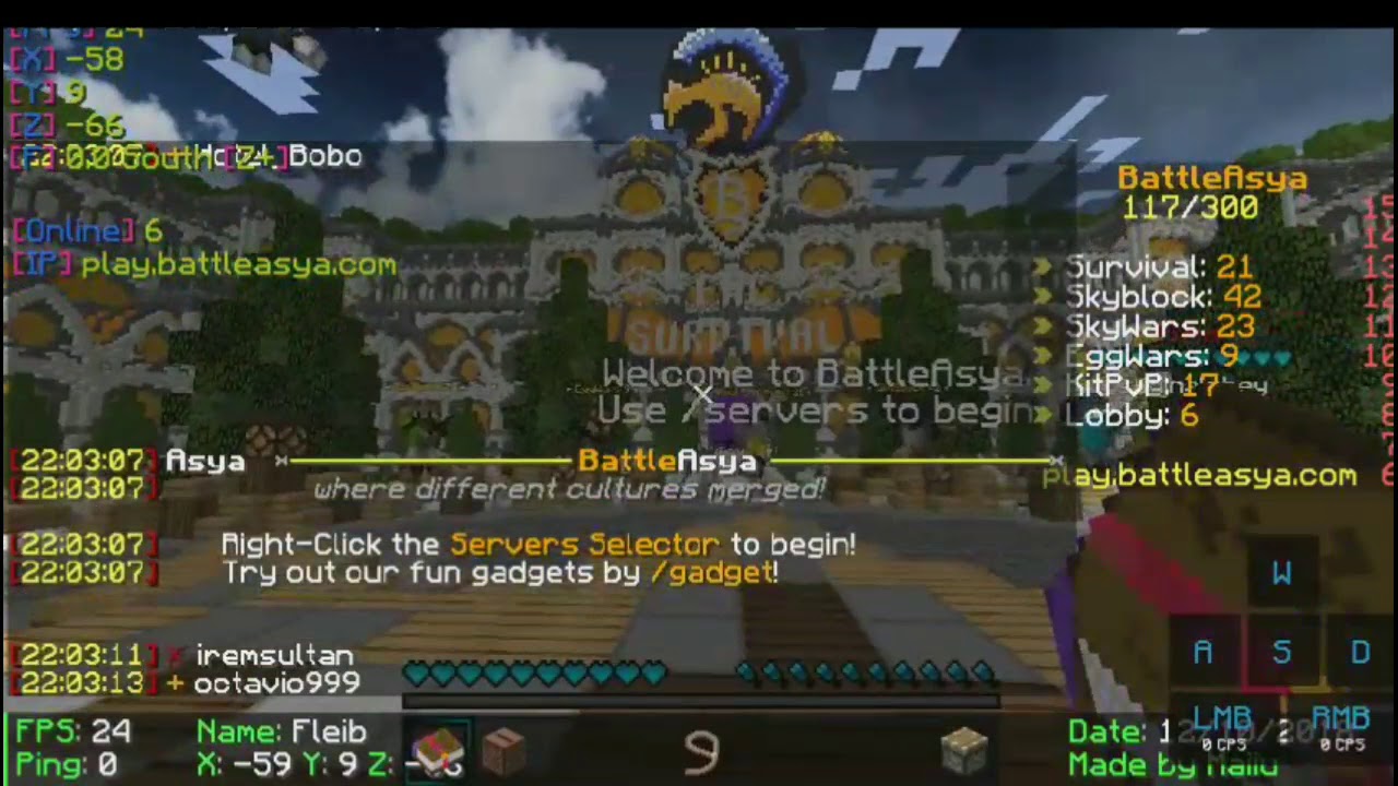 Welcome to BattleAsya this server i make it! - YouTube