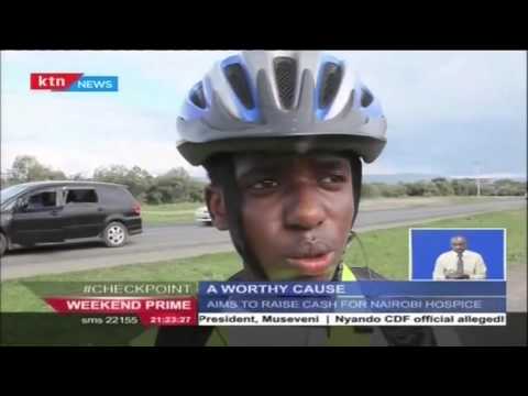 Sixteen year old David Chege rides bicycle to Nakuru to raise money for hospital ambulance