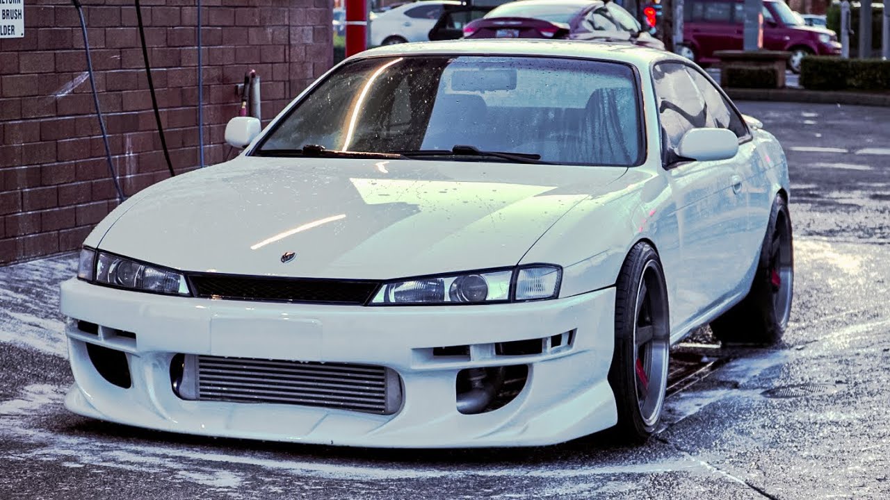 RB26 swapped 240SX ripping canyons - YouTube