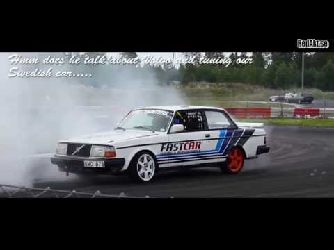 Drift video of Volvo 240 drifting on Gröndal - YouTube