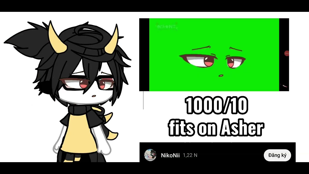 Trying green screen faces in Gacha Life (credits in vid ) - YouTube