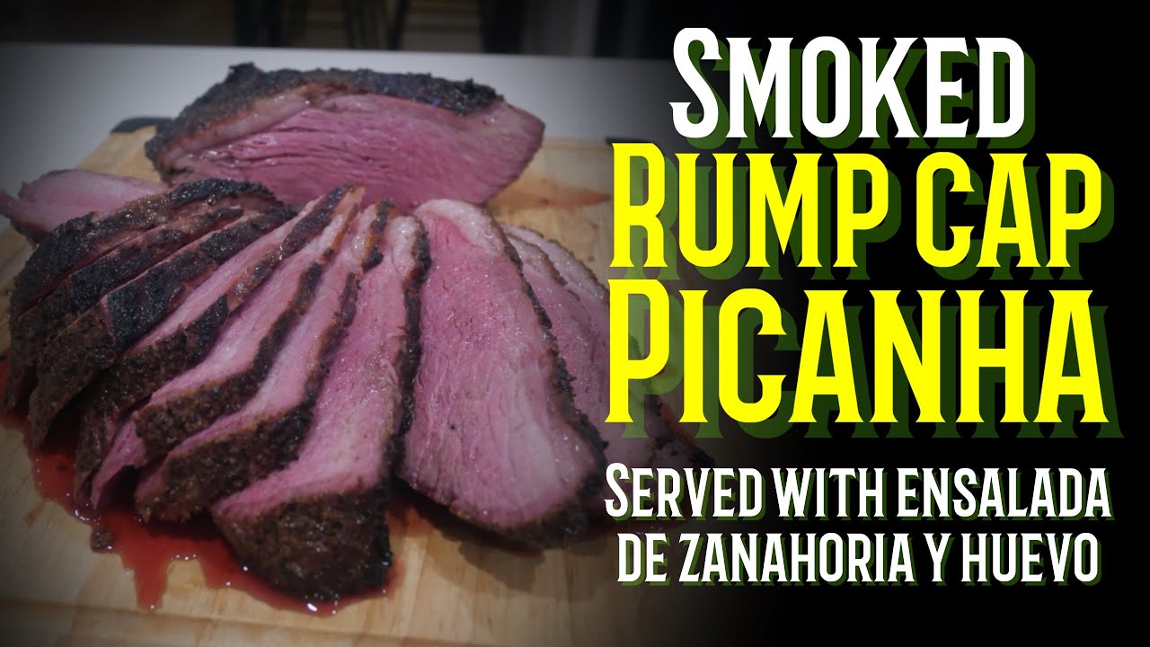 Smoked rump cap picanha on the pit boss champion barrel smoker - wow ...