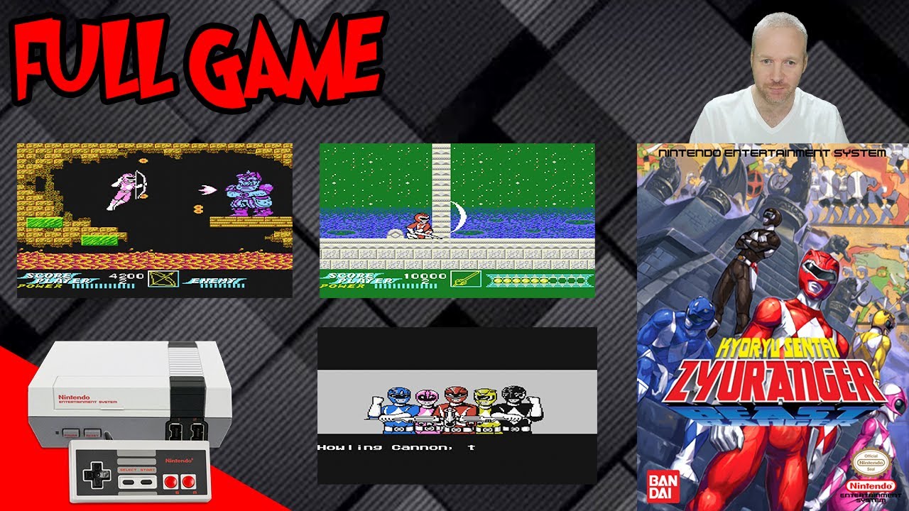 Kyoryu Sentai Zyuranger - Nintendo Nes Gameplay With Xenogear99 [Full ...