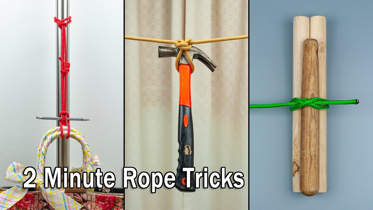 2 Minute Rope Tricks #46 - YouTube